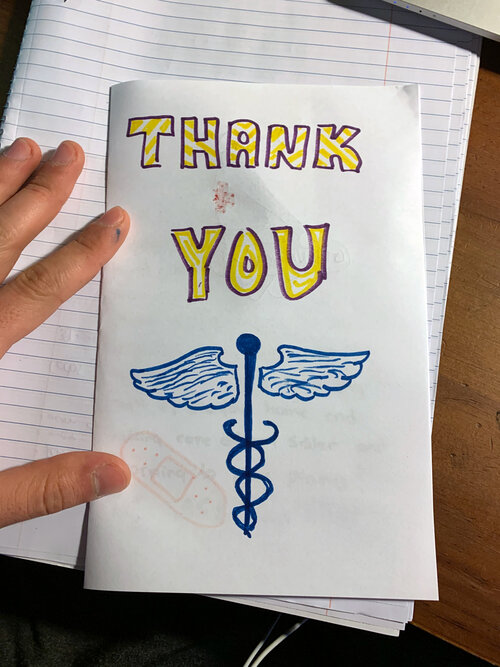 Thank You Letters to the Frontline Workers | Chill Foundation