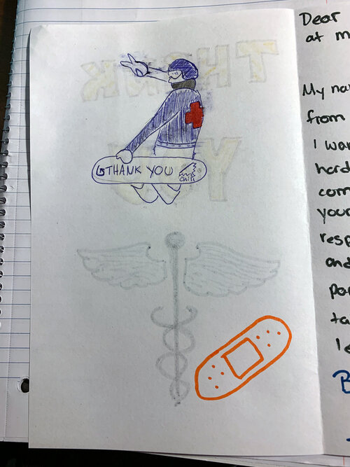 Thank You Letters to the Frontline Workers | Chill Foundation